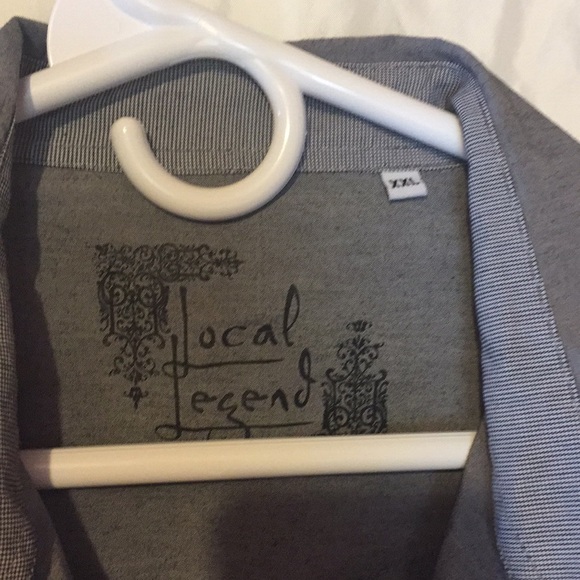 Local Legend | Shirts | Mens Local Legend Button Up Tshirt | Poshmark